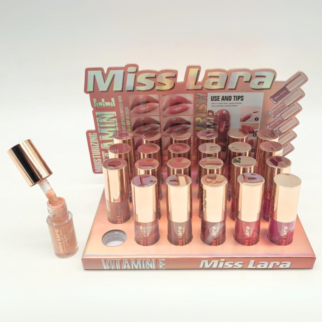 LIP GLOSS CON COLOR, 6 TONOS MISS LARA MS-290*576 - City Fashion