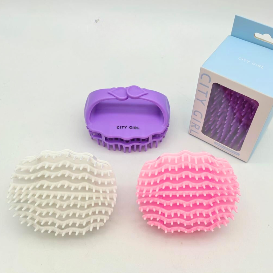 CEPILLO MASAJEADOR DE PELO, 3 COLORES CITY GIRL CL-241202*240 - City Fashion